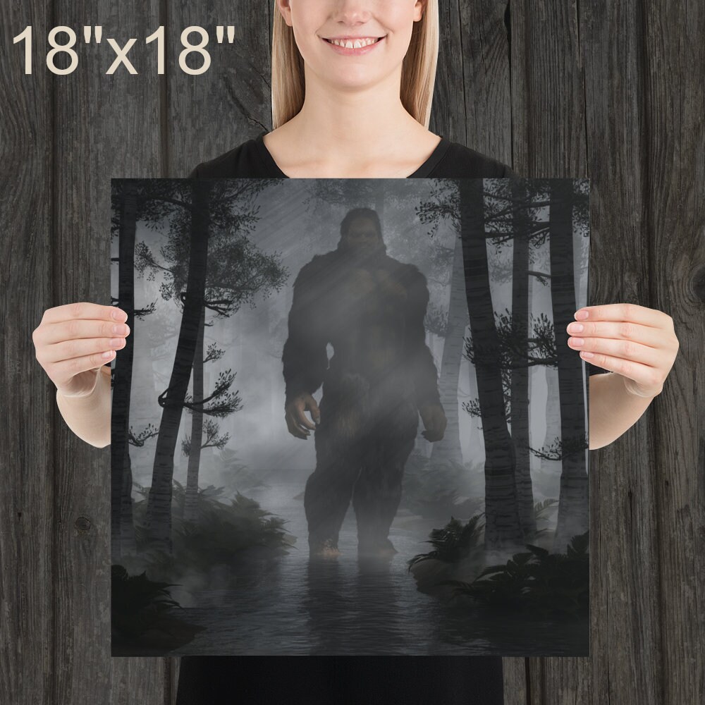 Sasquatch - Print - Bigfoot Wall Art - Etsy