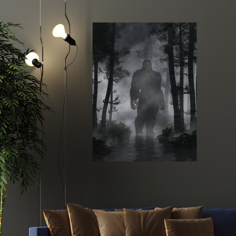 Sasquatch - Print - Bigfoot Wall Art - Etsy
