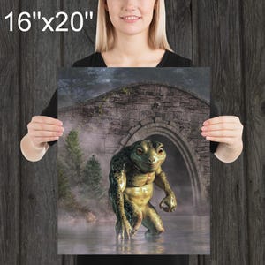 The Loveland Frog - Print - Cryptid Wall Art, Horror Poster - Etsy