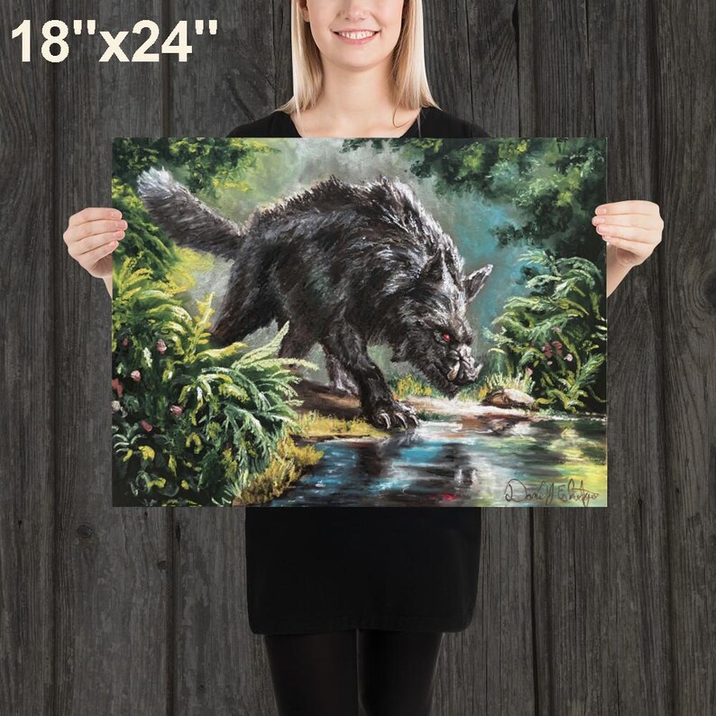 The Nodoroc Wog - Georgia Cryptid Art Print - Etsy