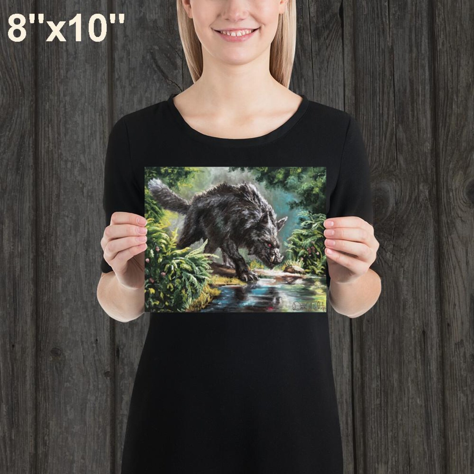 The Nodoroc Wog - Georgia Cryptid Art Print - Etsy