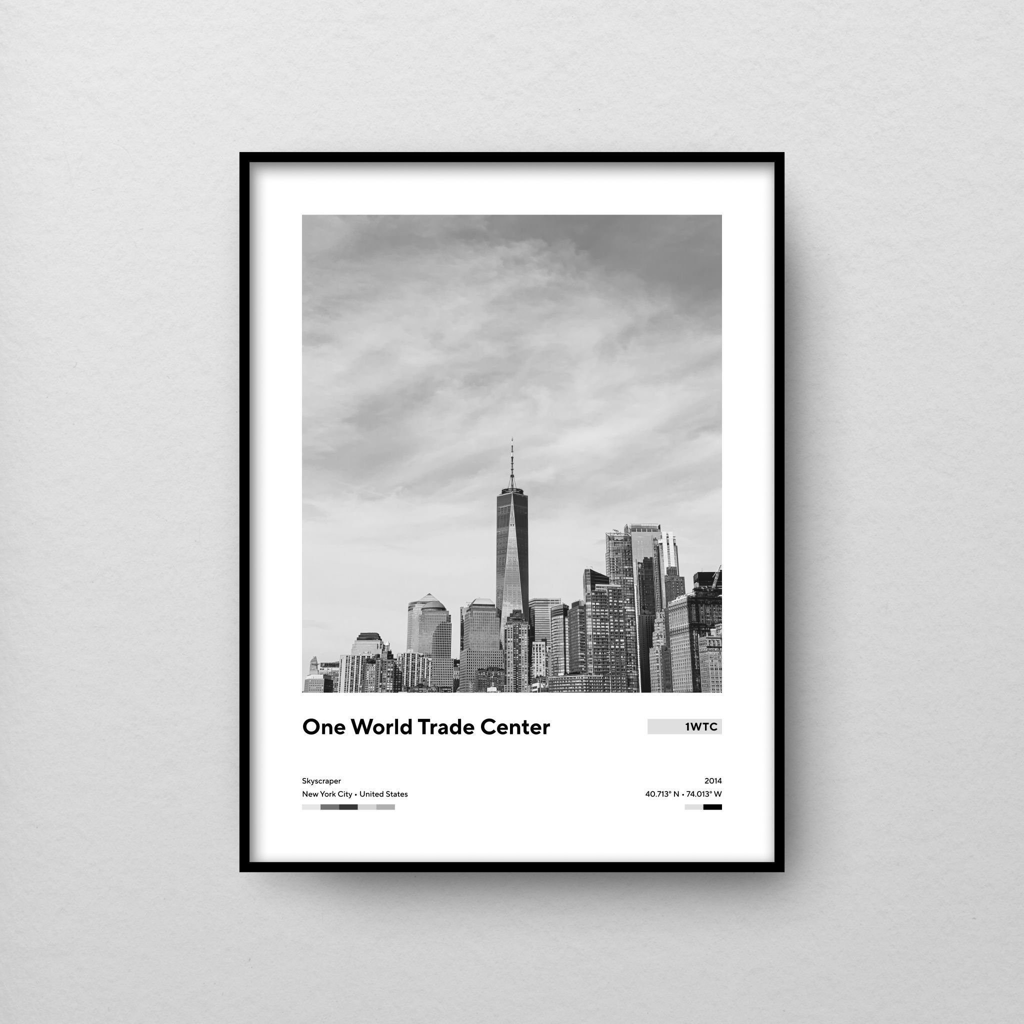 One World Trade Center Poster Wall Art Print Home Decor New York City ...