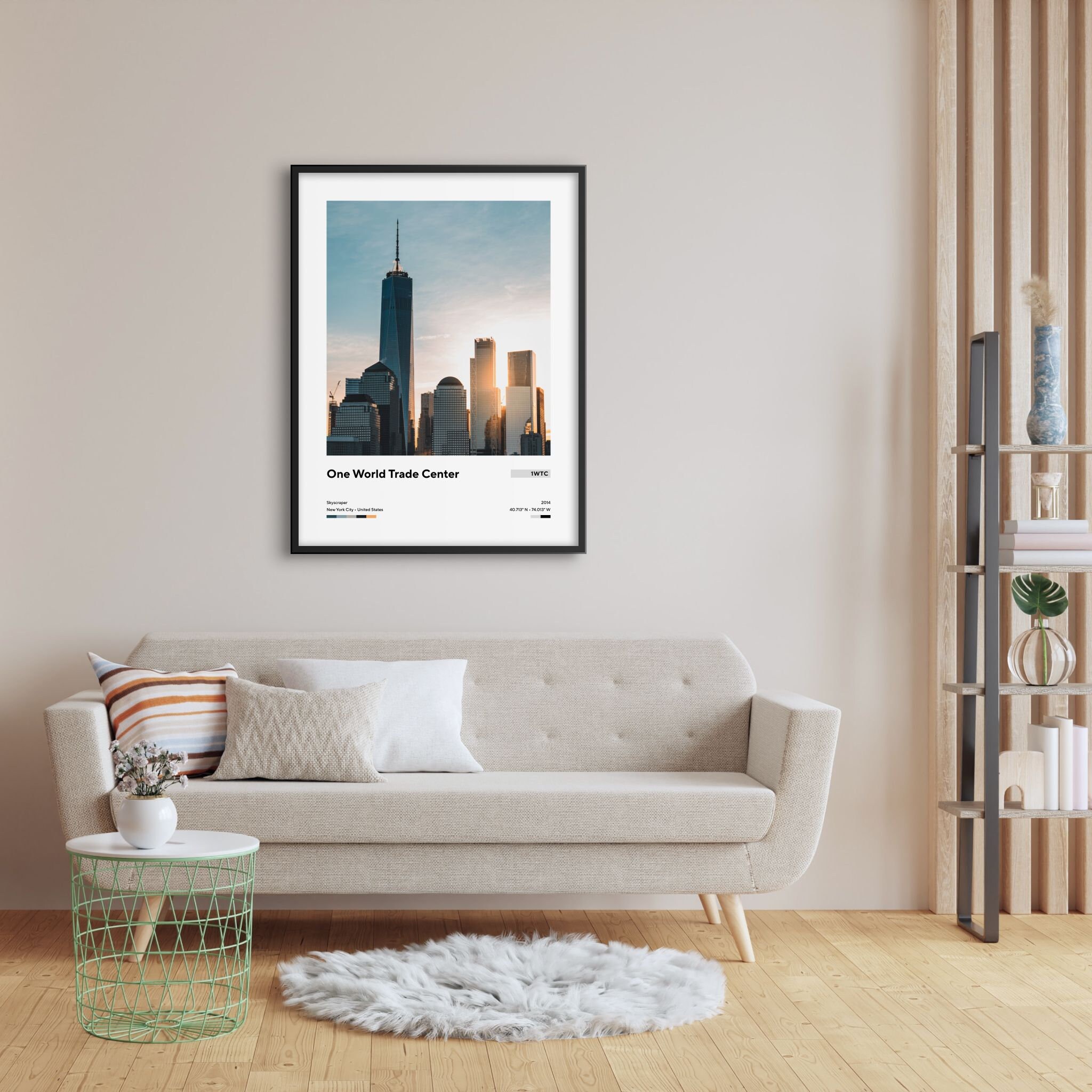 One World Trade Center Poster Wall Art Print Home Decor New York City ...