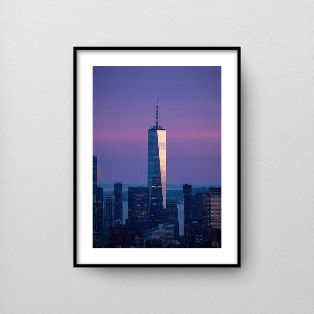 One World Trade Center Poster Wall Art Print Home Decor New York City ...