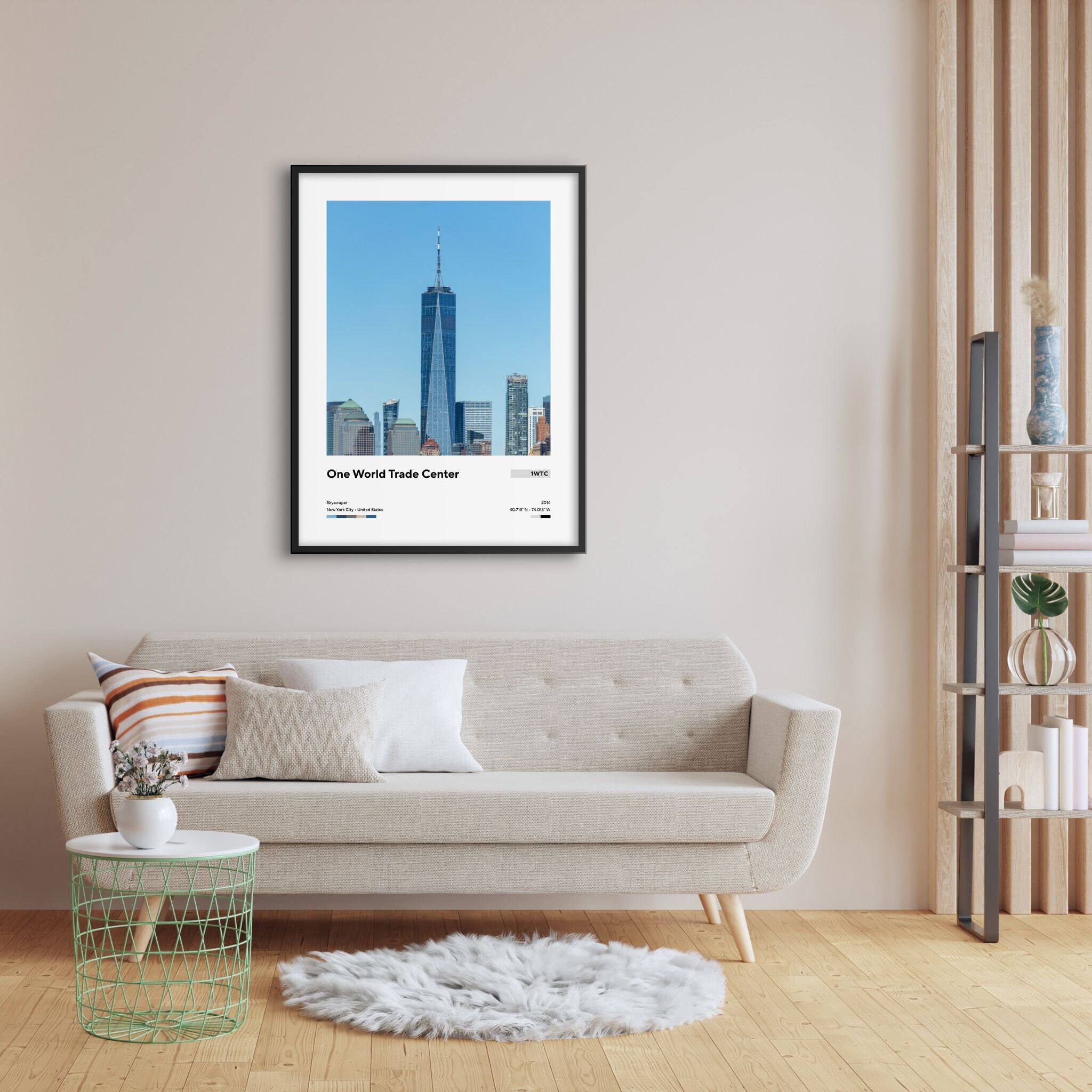 One World Trade Center Poster Wall Art Print Home Decor New York City ...