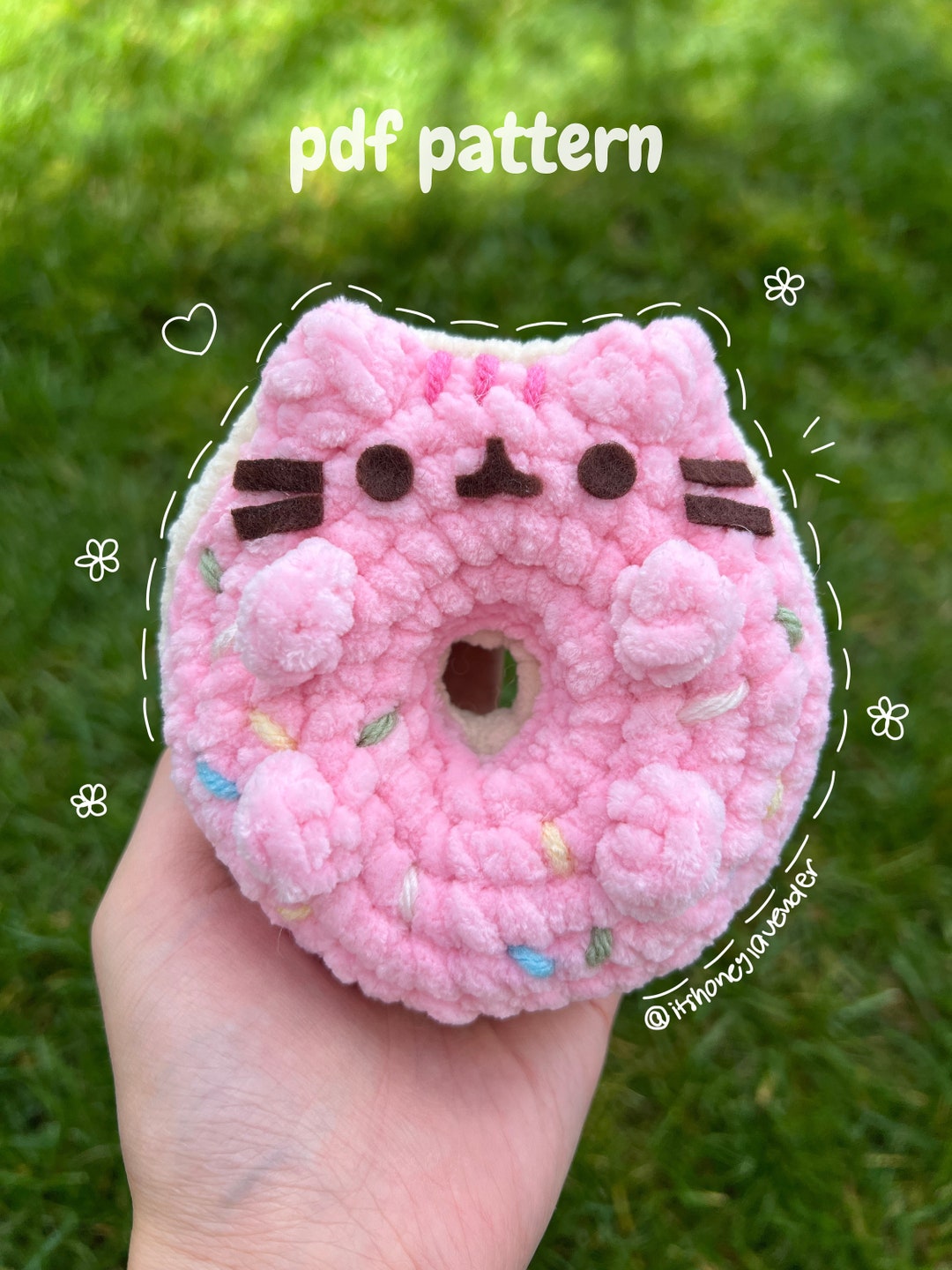 Cat Donut Crochet Pattern (digital PDF Pattern ONLY) - Etsy
