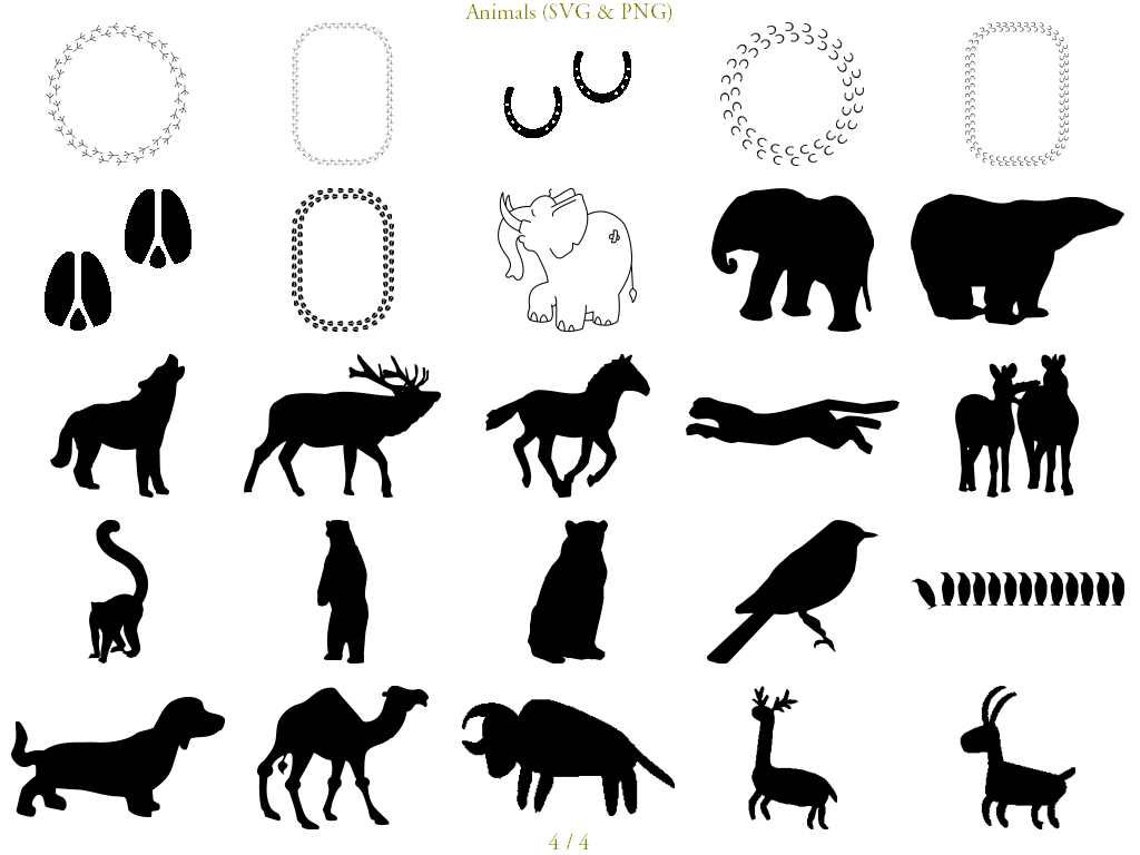 Animal Bundle PNG and SVG for Makers, Designers, Crafters, Artists - Etsy