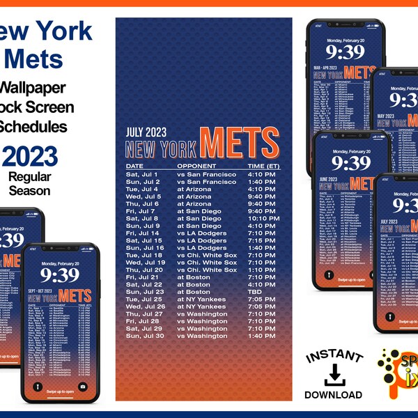 Mets Digital Wallpaper - Etsy