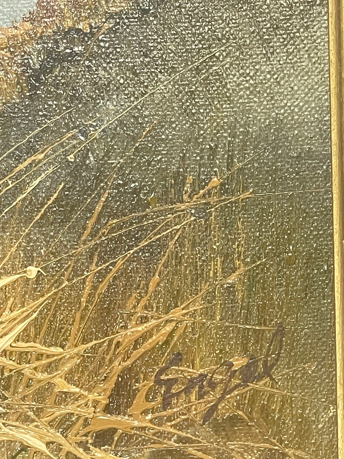 Original Signed Oil Painting Light House Framed Signed Art Work ...