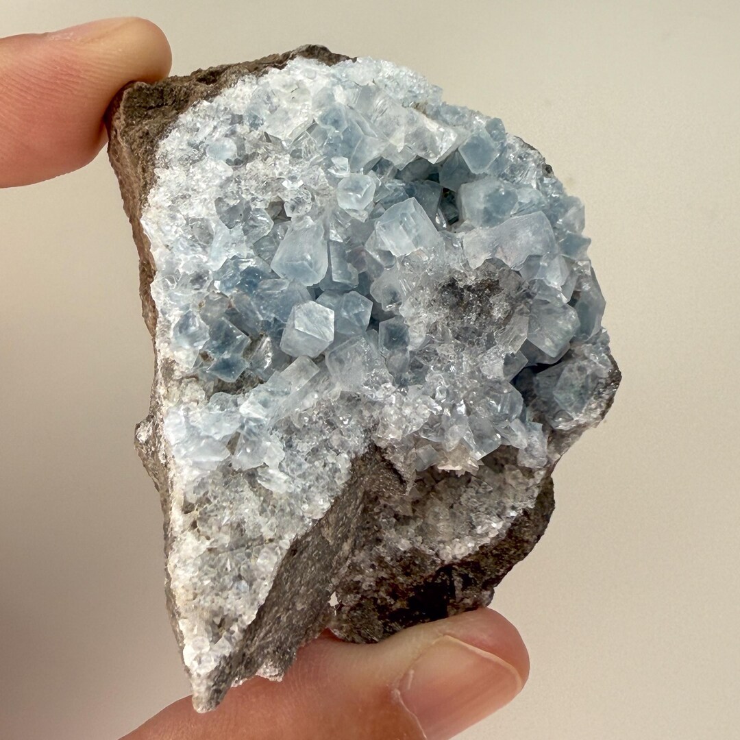 Ohio Celestine aka Celestite Crystal Cluster - Etsy