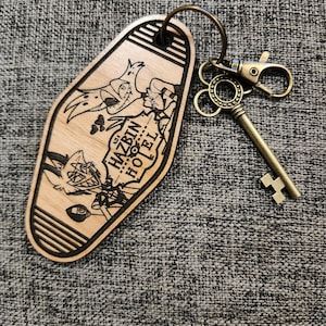Vintage Style Hazbin Hotel Keychains - Etsy