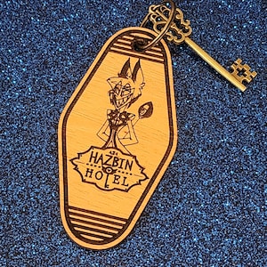 Vintage Style Hazbin Hotel Keychains - Etsy