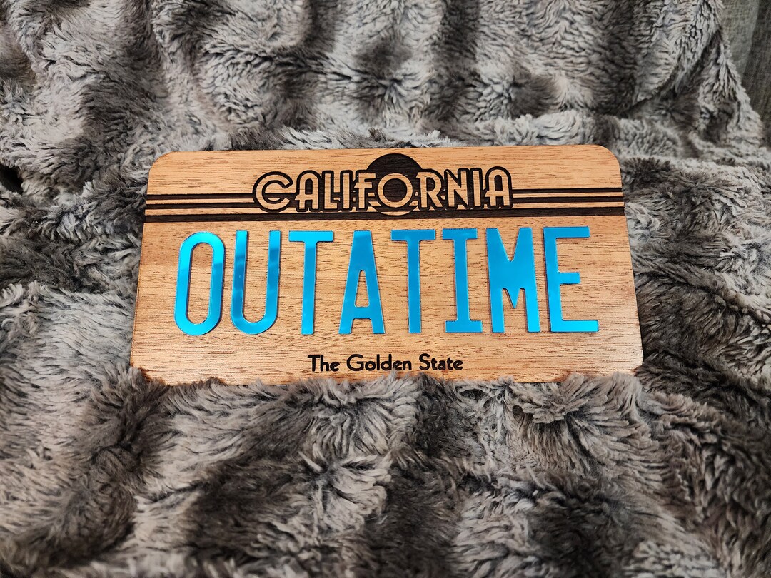 Personalized Wood License Plate (novelty) - Etsy