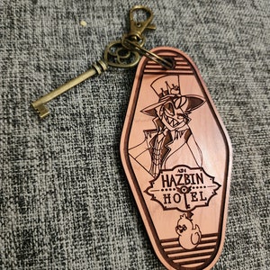 Vintage Style Hazbin Hotel Keychains - Etsy