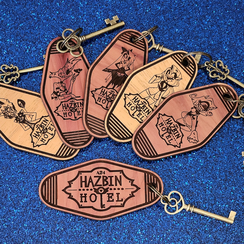 Hazbin Hotel Key Keychain - Etsy