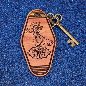 Vintage Style Hazbin Hotel Keychains - Etsy