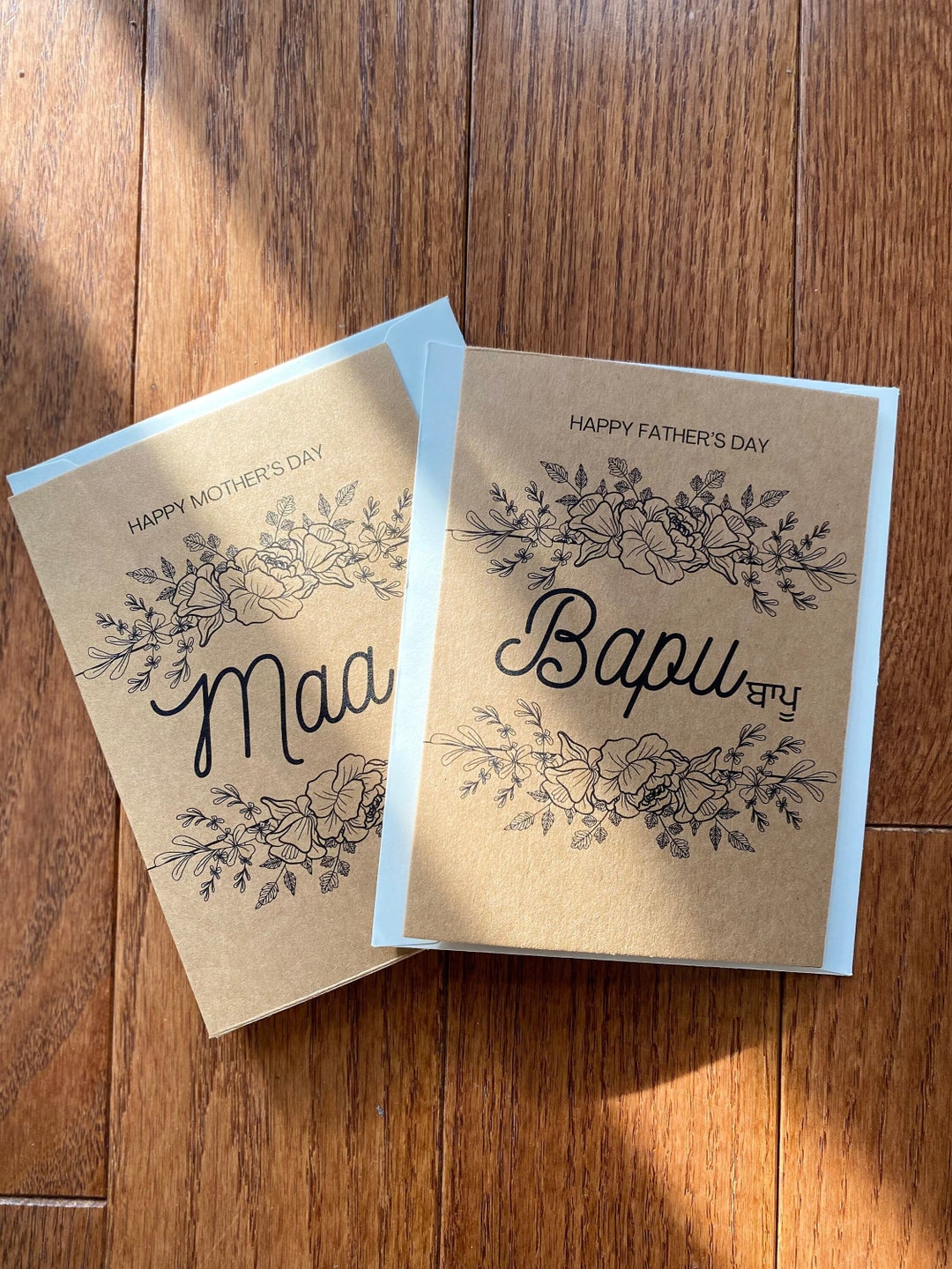 Personalized Punjabi Mother's/fathers Day Cards | Mom | Dad | Dadi ...