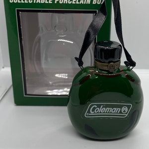 Coleman Canteen Porcelain Hinged Box Made in 2000 Vintage Trinket Box ...