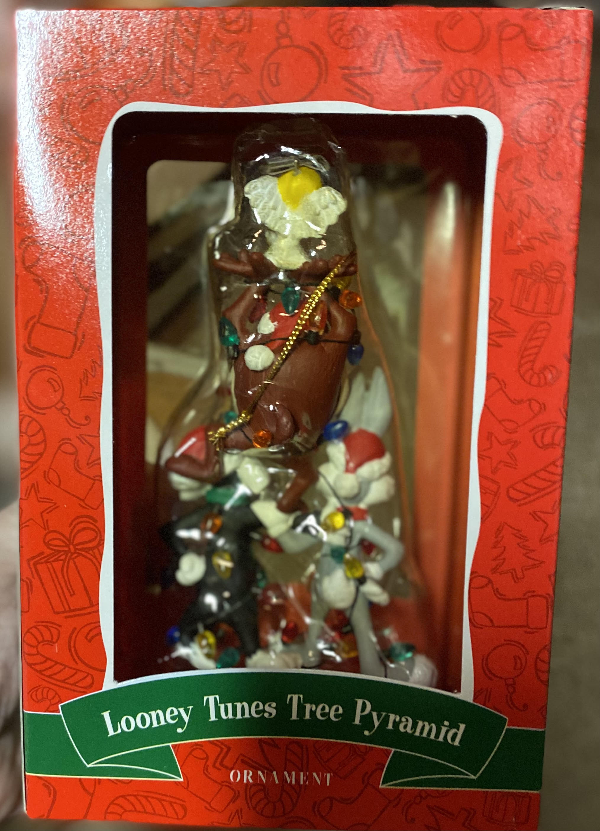 Tree Pyramid Ornament Taz, Tweety, Bugs, Sylvester Warner Brothers ...