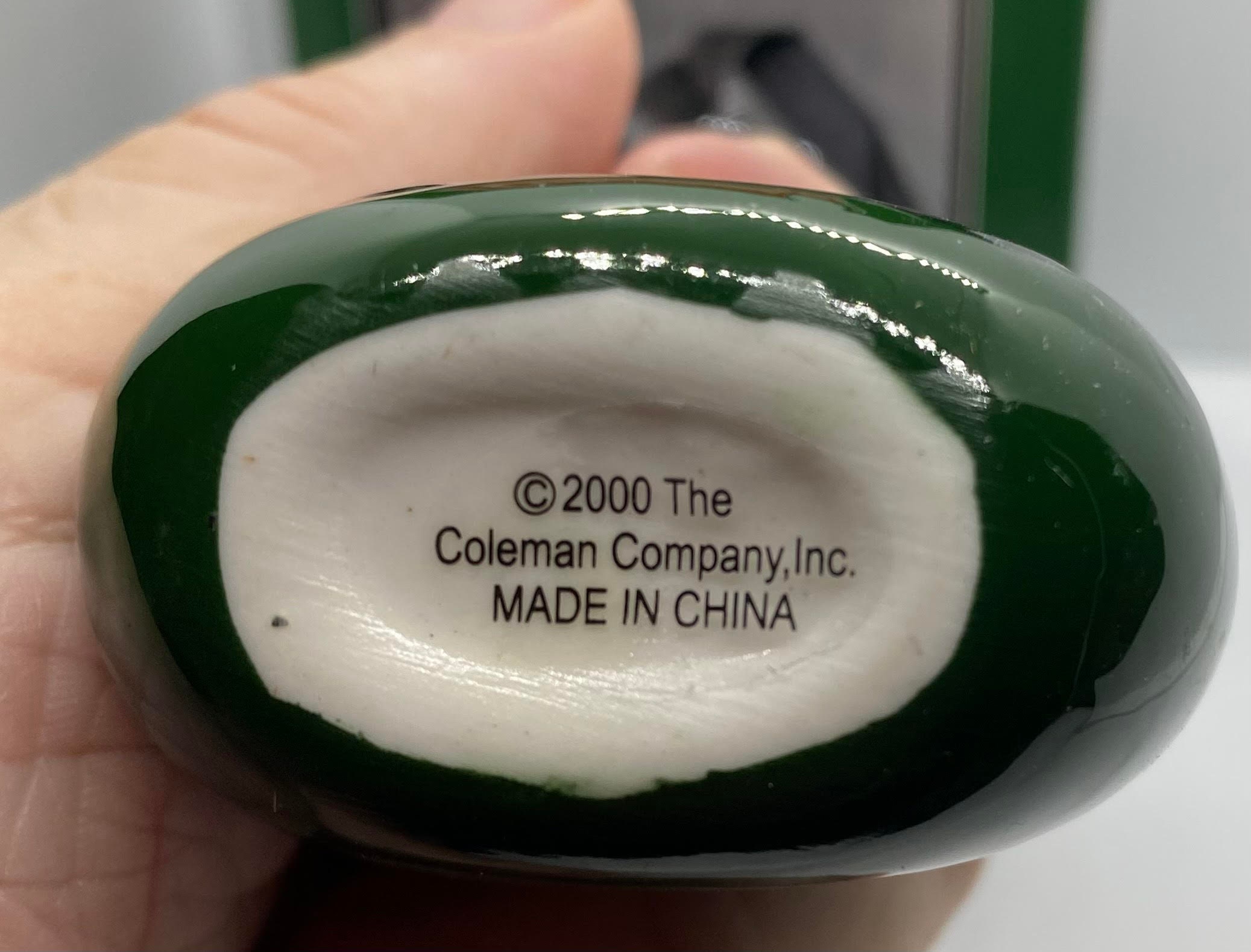 Coleman Canteen Porcelain Hinged Box Made in 2000 Vintage Trinket Box ...