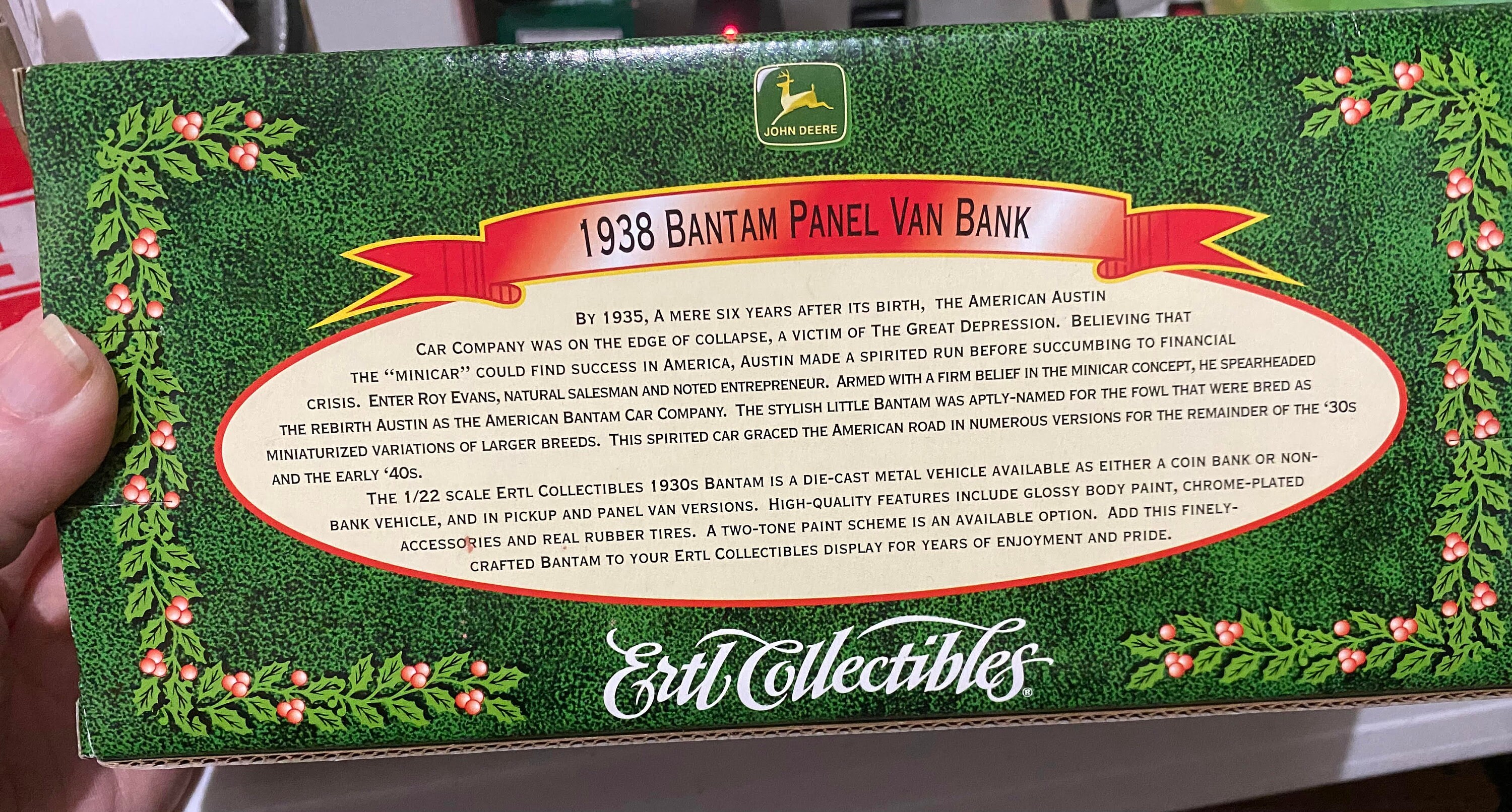 1938 John Deere Bantam Panel Van Bank Made in 2000 New in Box - Etsy