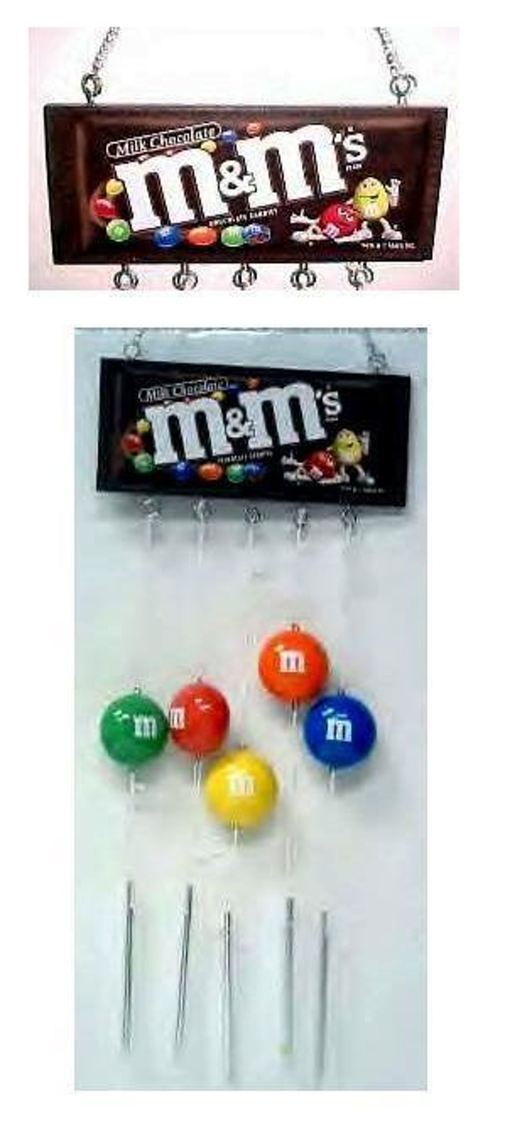 M&ms Candy Wind Chimes Licensed Merchandise Made in 2002 Vintage New in ...