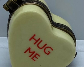 Vintage Porcelain Hinged Trinket Box From PHB Nurses Kit With Aspirin Bottle Trinket Inside Made ...