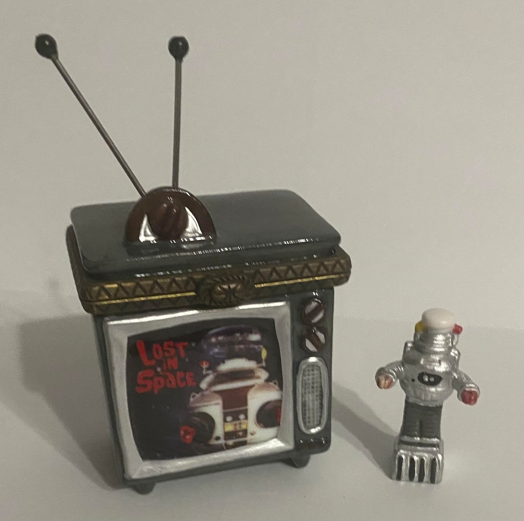 Lost in Space TV With Robot Trinket Porcelain Hinged Box Midwest PHB ...