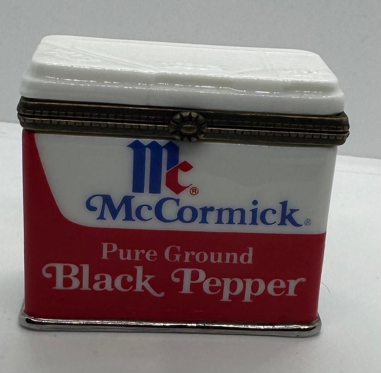 Mccormick Black Pepper Porcelain Hinged Box Midwest PHB - Etsy