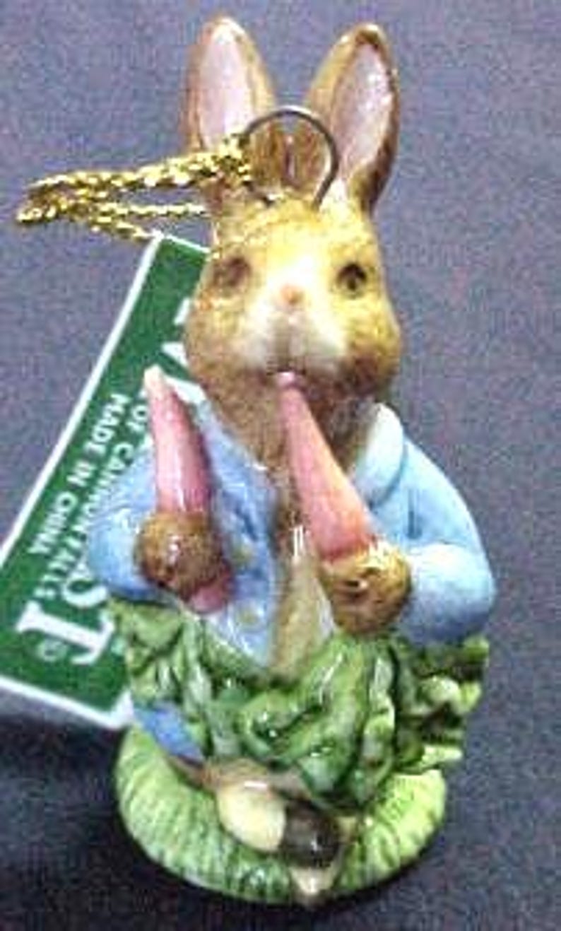 Beatrix Potter Peter Rabbit Ornament Midwest of Cannon Falls 2000 New ...