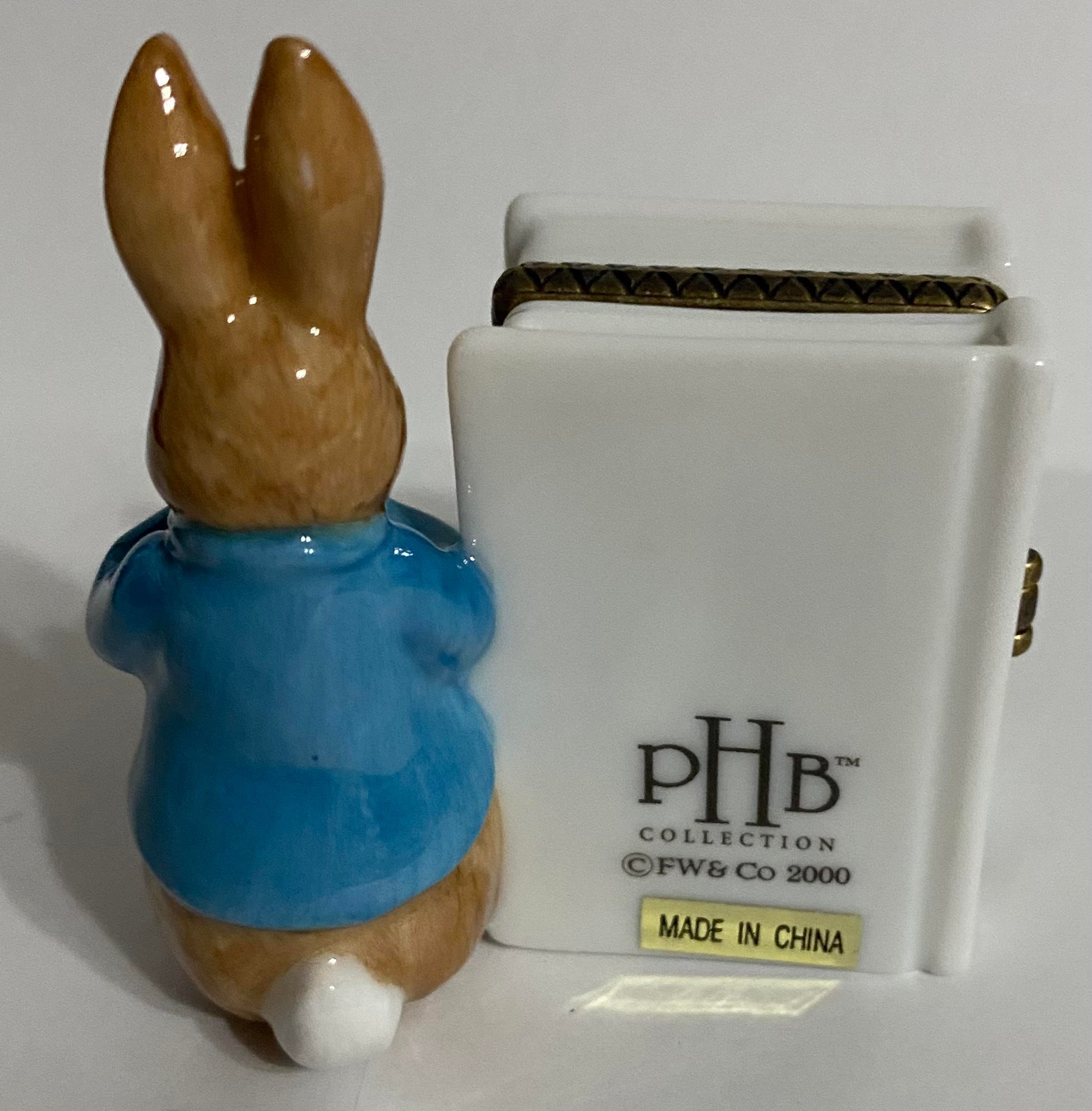 Beatrix Potter the Tale of Peter Rabbit With Picture Holder Porcelain ...