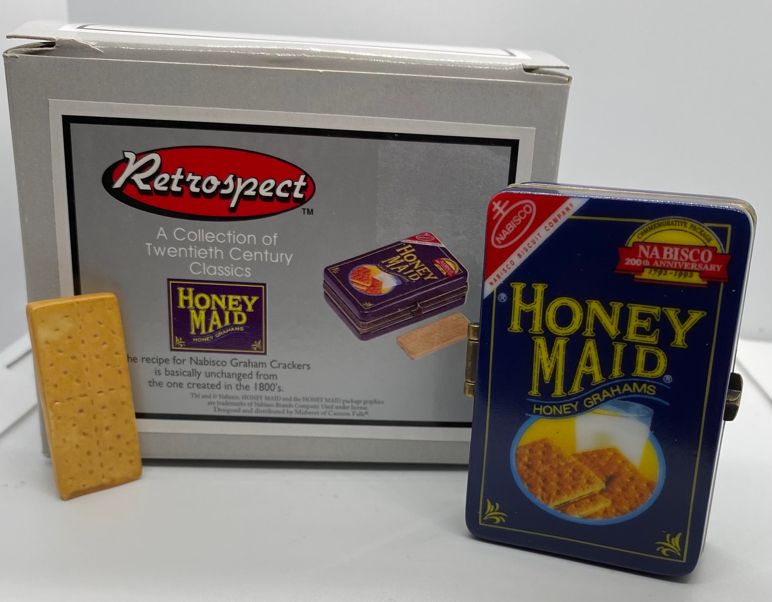 Honey Maid Graham Cracker With Graham Cracker Trinket Porcelain Hinged ...