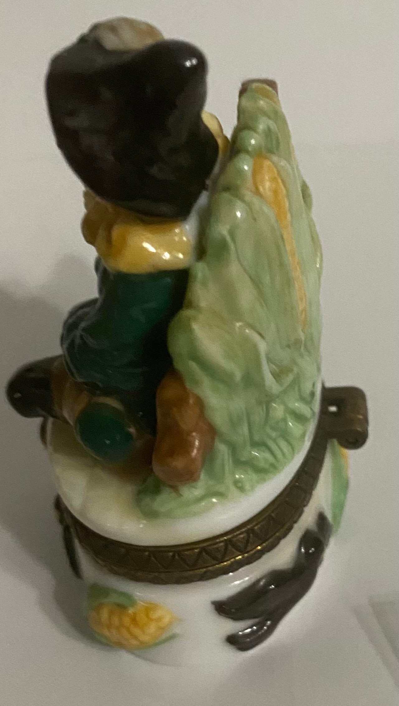 Wizard of Oz Scarecrow With Diploma Trinket Porcelain Hinged - Etsy