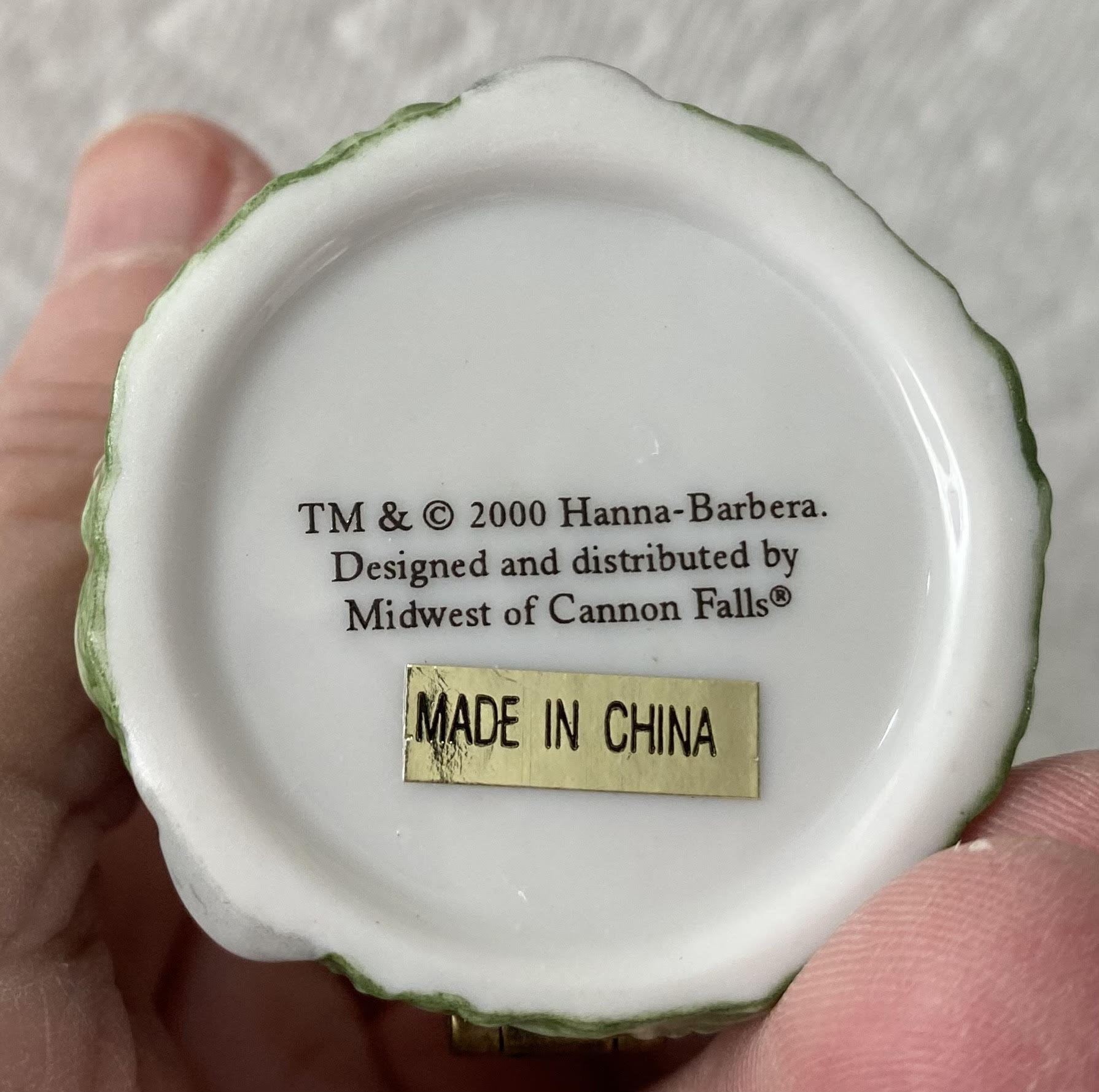 Yogi Bear and Boo Boo With Picnic Basket Trinket Porcelain - Etsy