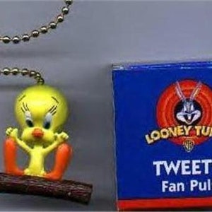 Tweety Bird Looney Tunes Fan Pull / Light Pull New in Color Box New Old ...