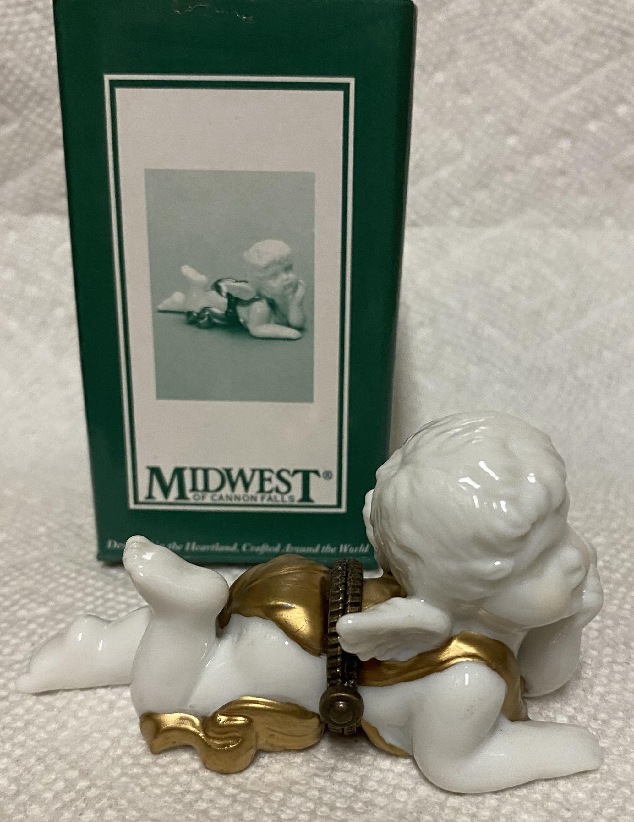 Midwest PHB Porcelain Hinged Box Angel New in Box - Etsy