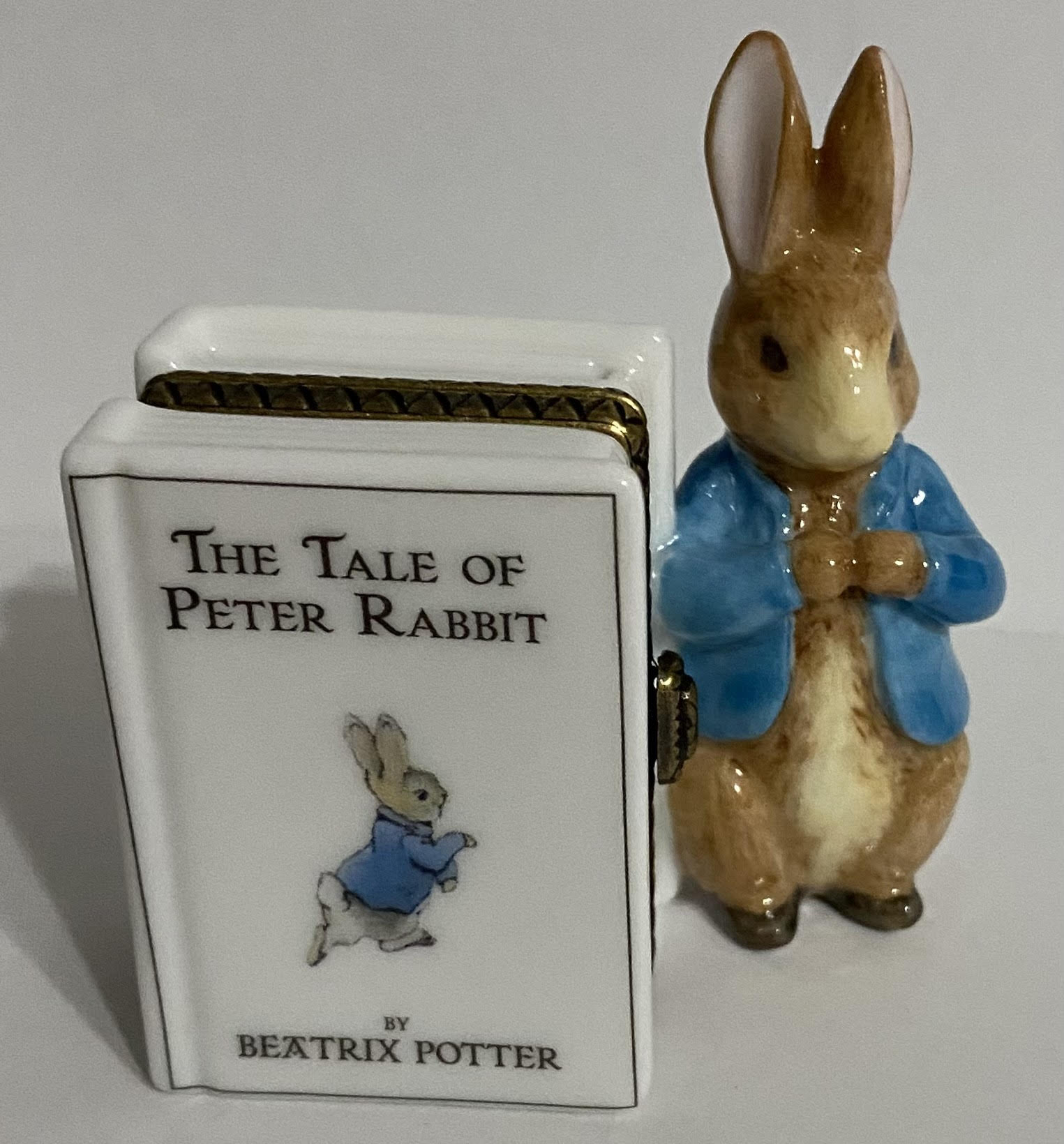 Beatrix Potter the Tale of Peter Rabbit With Picture Holder Porcelain ...