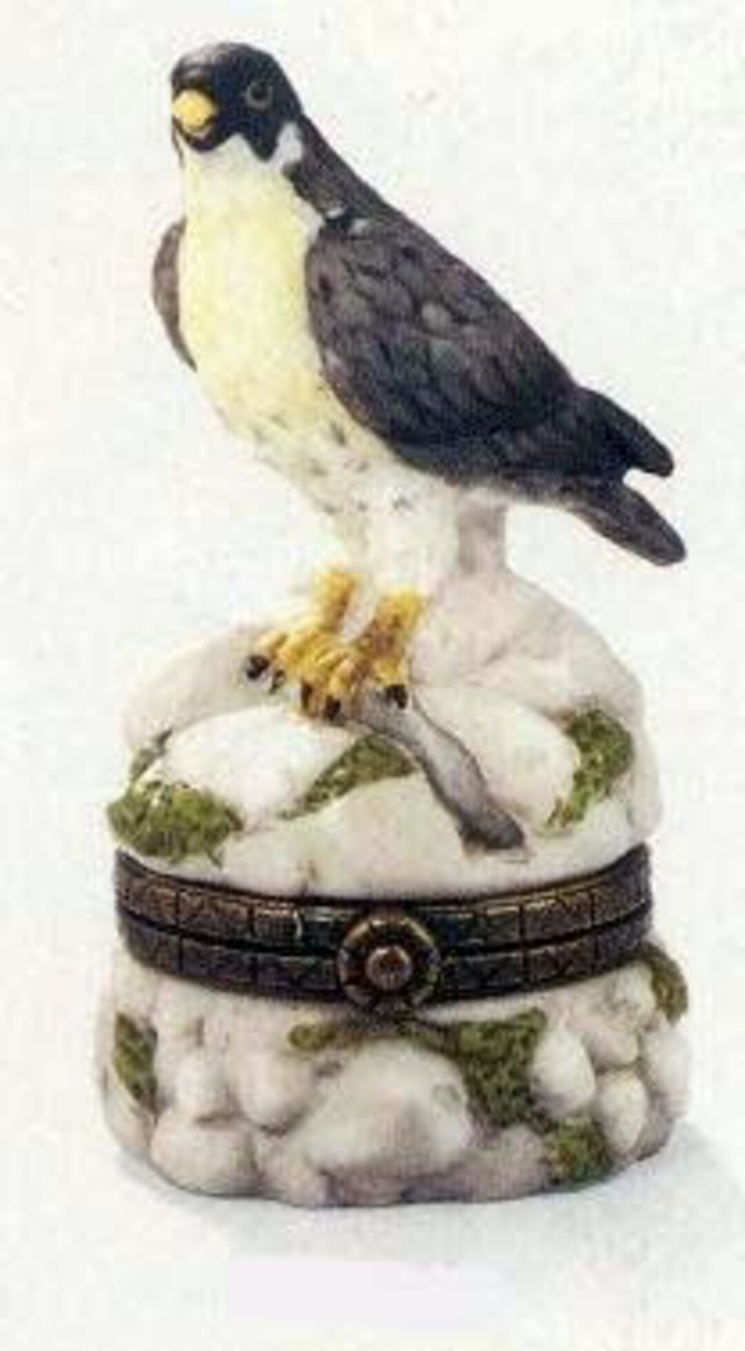 Peregrine Falcon Porcelain Hinged Box Midwest PHB Birds of Prey Series ...