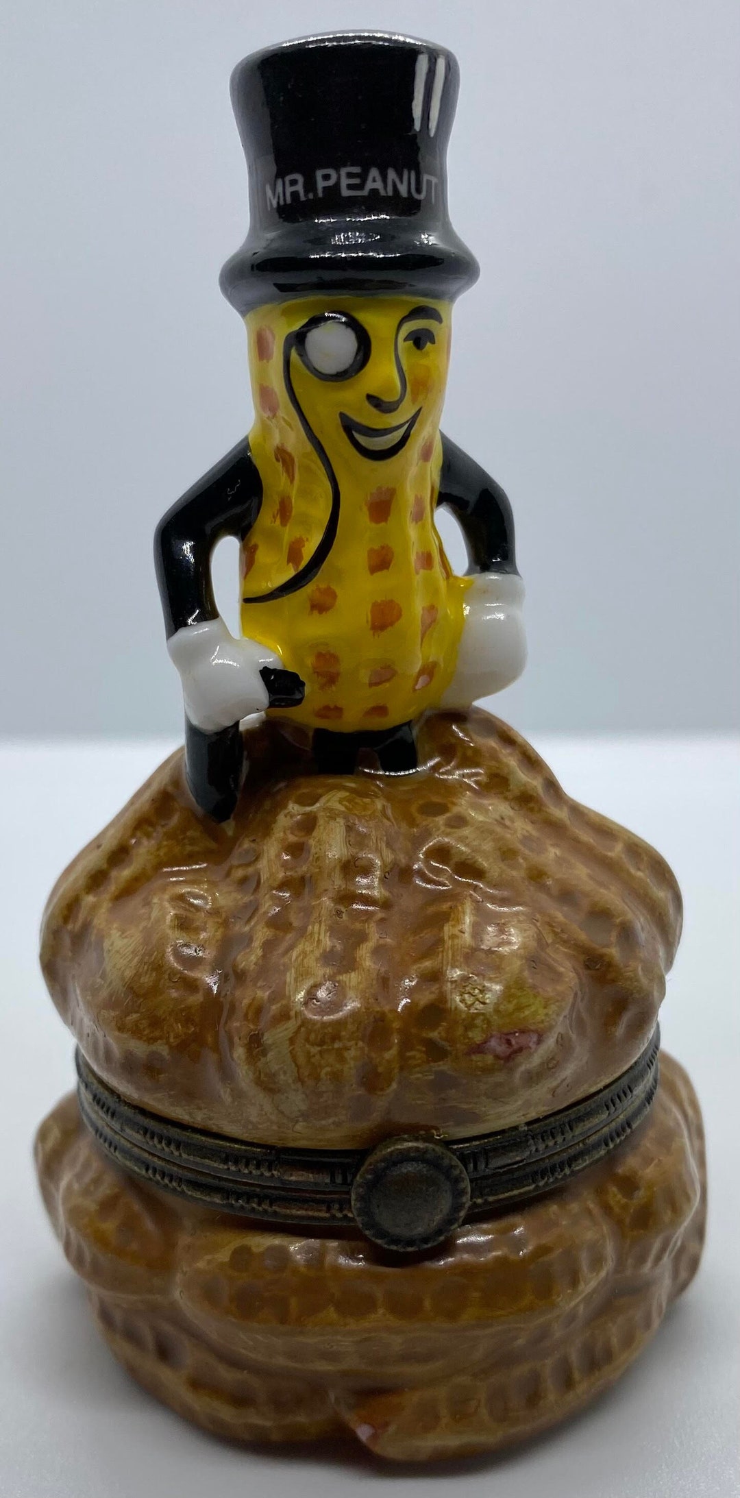 Mr. Peanut Porcelain Hinged Box Vintage Planters Peanuts Nabisco Very Nice and RARE! - Etsy