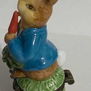 Beatrix Potter Peter Rabbit Porcelain Hinged Box Midwest PHB Limited ...