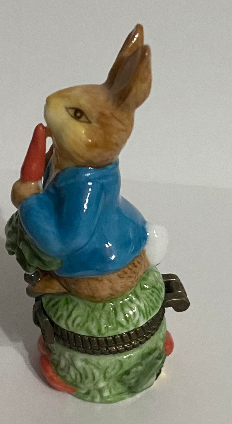 Beatrix Potter Peter Rabbit Porcelain Hinged Box Midwest PHB Limited ...
