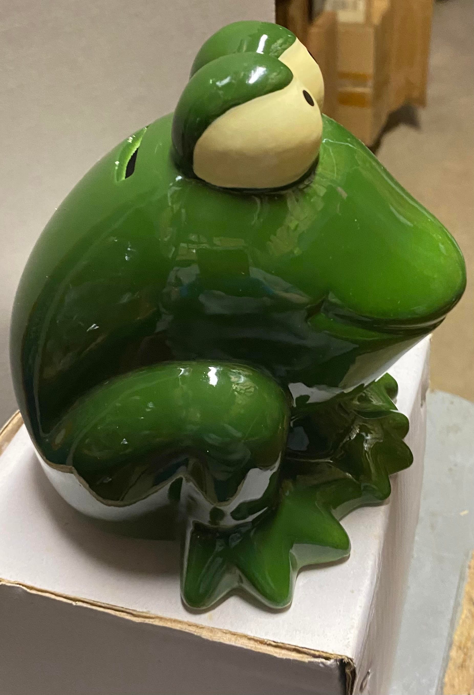 Frog Bank Cute Adorable Ceramic Frog Bank New in Box New Old Stock - Etsy
