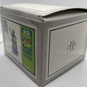 Kermit the Frog With Rainbow Trinket Porcelain Hinged Box Midwest PHB ...