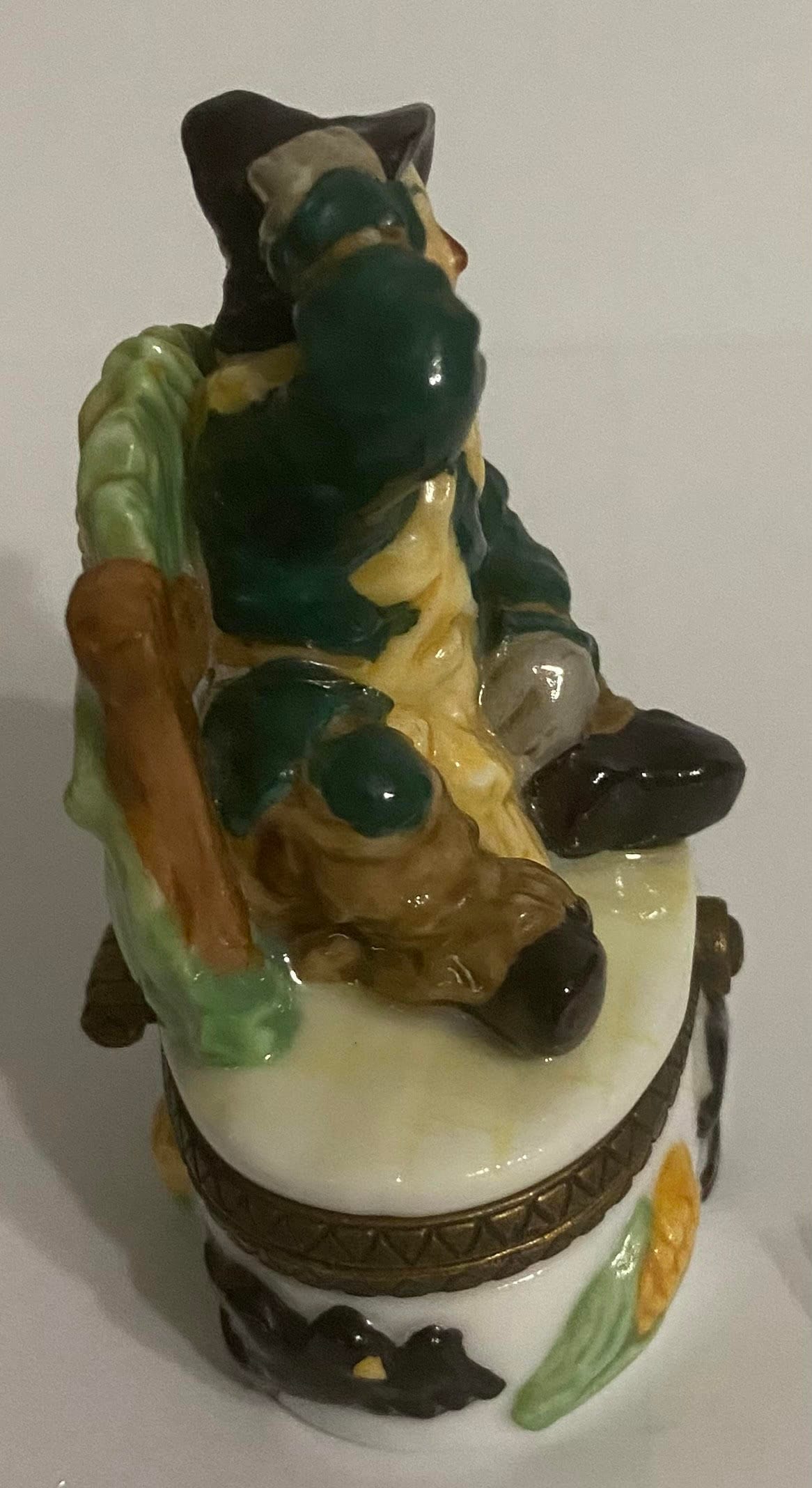 Wizard of Oz Scarecrow With Diploma Trinket Porcelain Hinged - Etsy