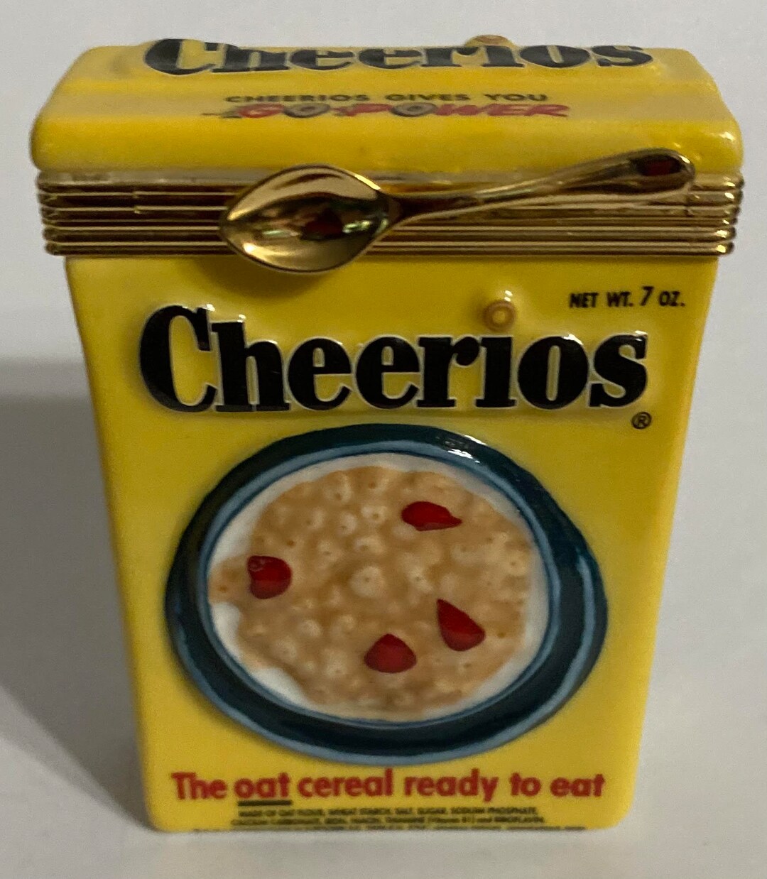 Cheerios Porcelain Hinged Box Produced by the Franklin Mint - Etsy