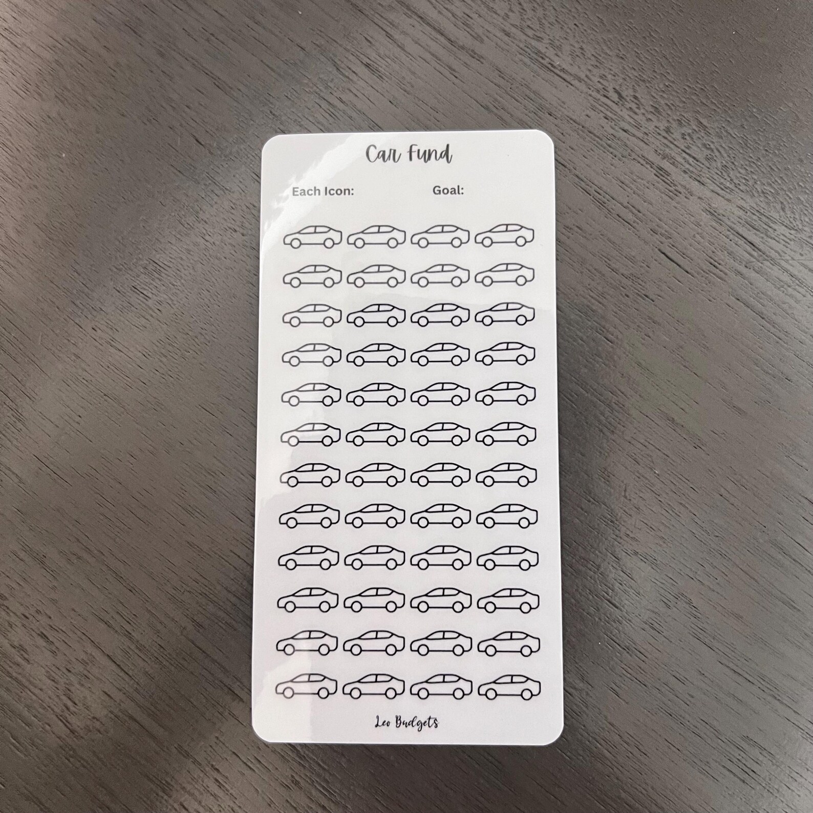 Car Fund Saving Challenge I Digital Download I Size: 3x6" - Etsy