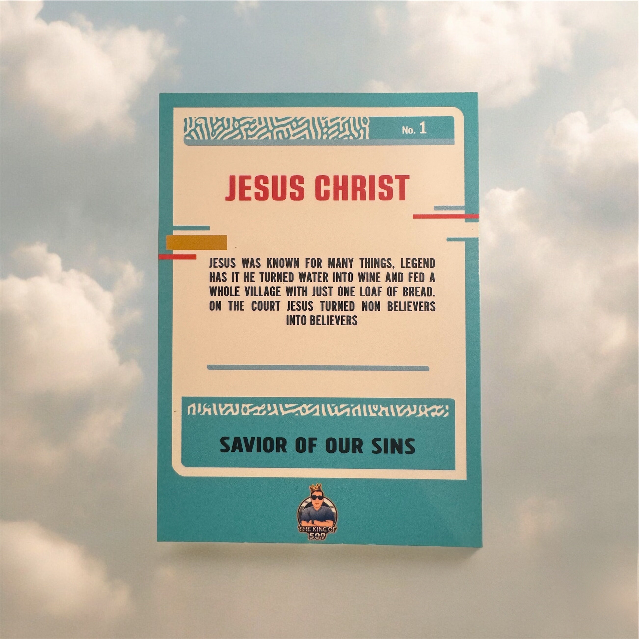 Jesus Christ Basketball Custom Art Card - Etsy