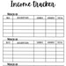 Income Tracker Worksheets - Etsy