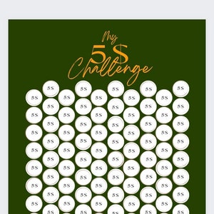 5 Dollar Savings Challenge - Etsy