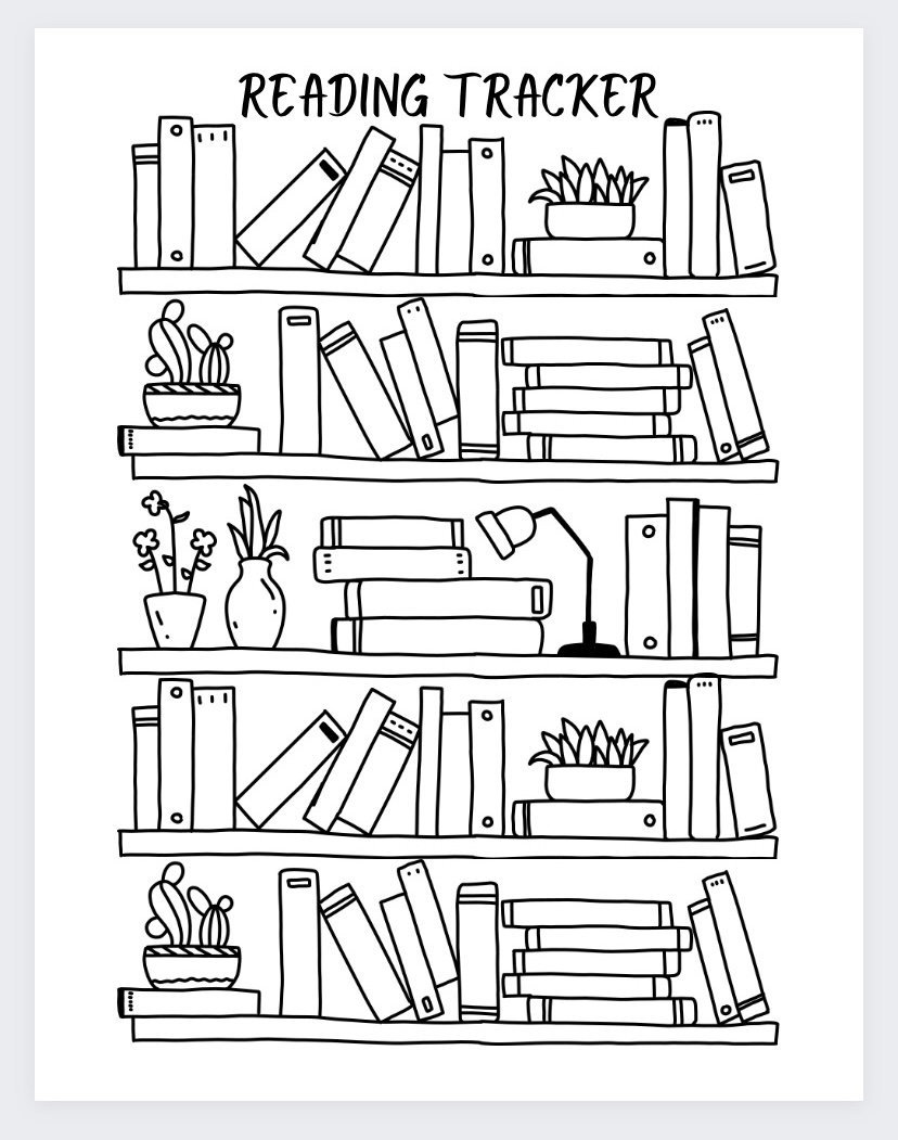 Reading Book Tracker - Etsy